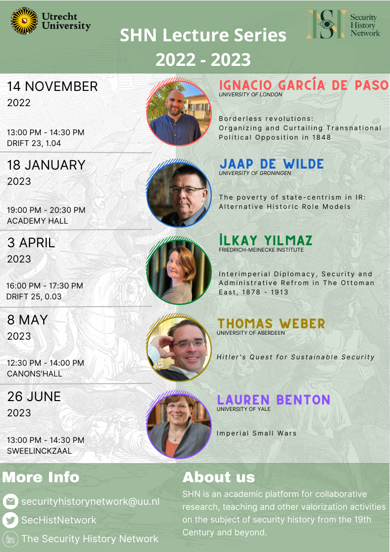 SHN Lecture Series 2022 – 2023 – The Security History Network