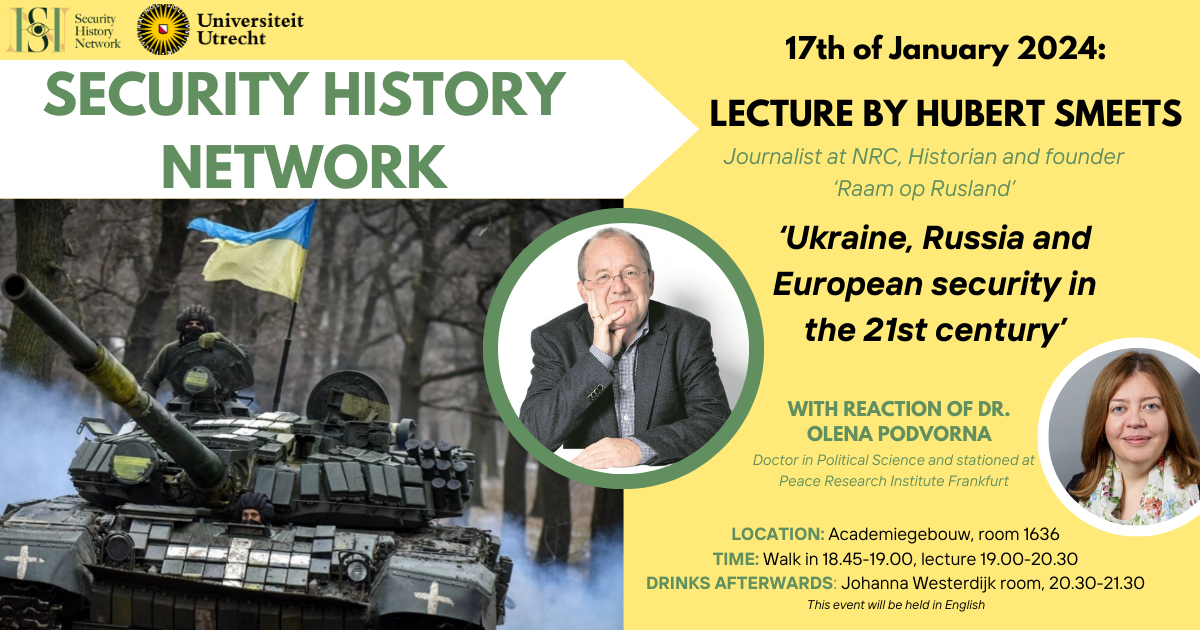 SHN Lecture Series: Hubert Smeets – The Security History Network