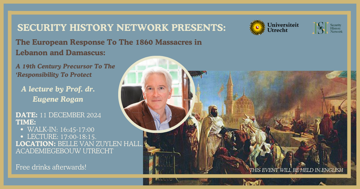 SHN Lecture: The European Response To The 1860 Massacres in Lebanon and ...