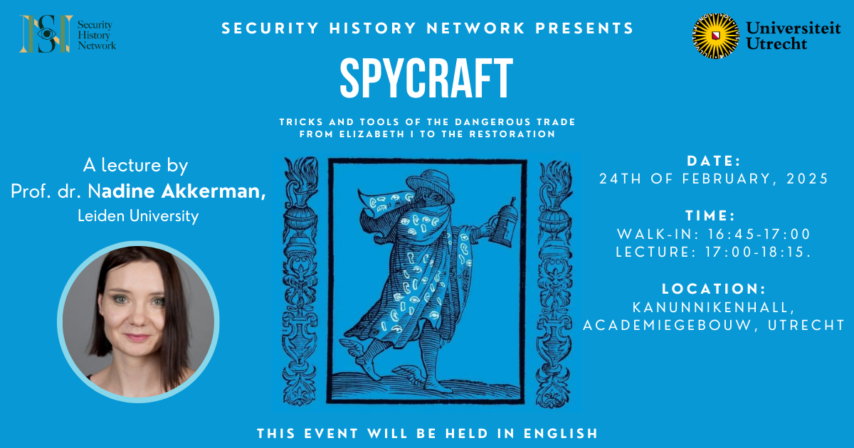 SHN Lecture: Spycraft – Tricks and Tools of the Dangerous Trade from ...